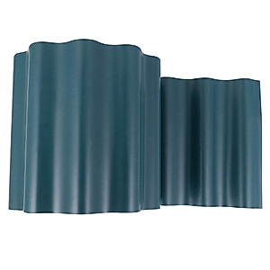 Yardwe 3rolls Panels Grass Fences Corrugated Decoration Ripple Borders Planting Plant Home Mxcm Tree Plastic for Flowerbeds Edging Stones Bed Edgings Flexible Stop Root Plants