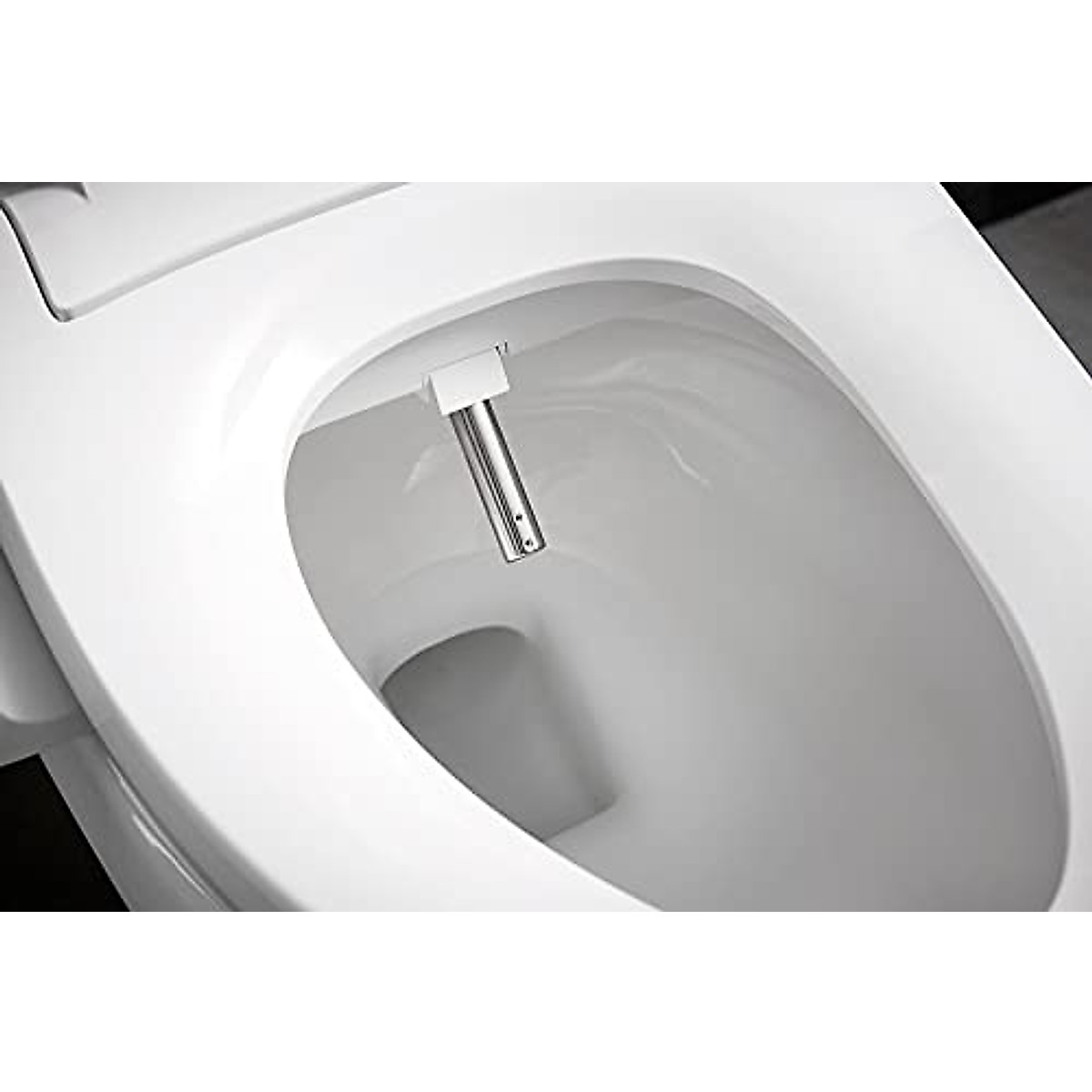 KOHLER 18751-0 PureWash E525 Elongated Warm Water Bidet Toilet Seat, Electric Bidets for Existing Toilets, Adjustable Bidet Sprayer, White