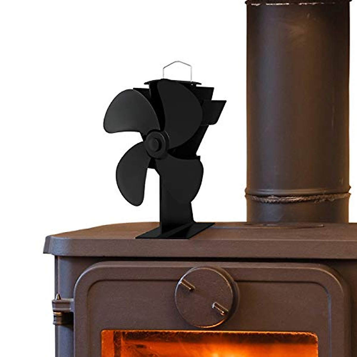 Home-Complete Stove Fan- Heat Powered Fan for Wood Burning Stoves or Fireplaces-Quiet and Low Maintenance, Disperses Warm Air Through House