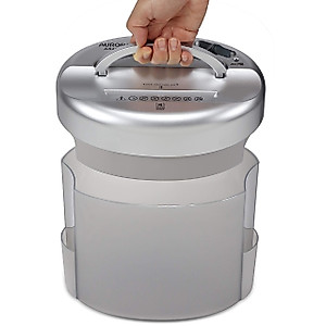 Aurora AS420C Desktop-Style Cross-Cut Paper Shredder, 4-Sheet Crosscut Desktop