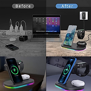 Wireless Charger Station (Black)