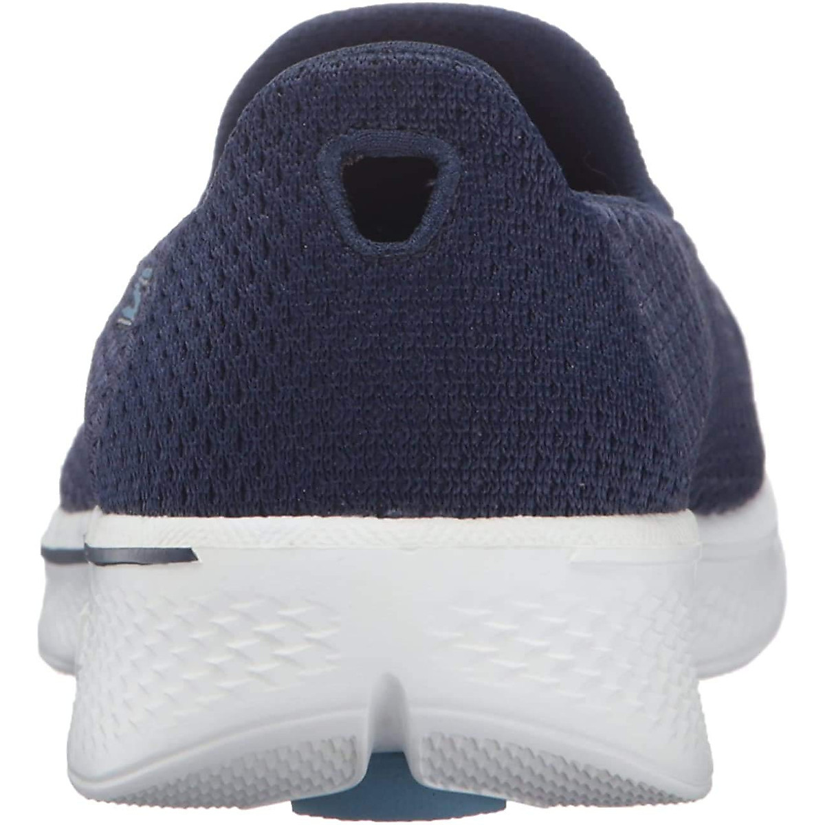 Skechers Performance Women's Go Walk 4 Kindle Slip-On Walking Shoe, Navy/White, 9.5 Wide