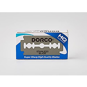 Dorco ST300 Platinum Extra Double Edge Razor Blades - 100 Ct
