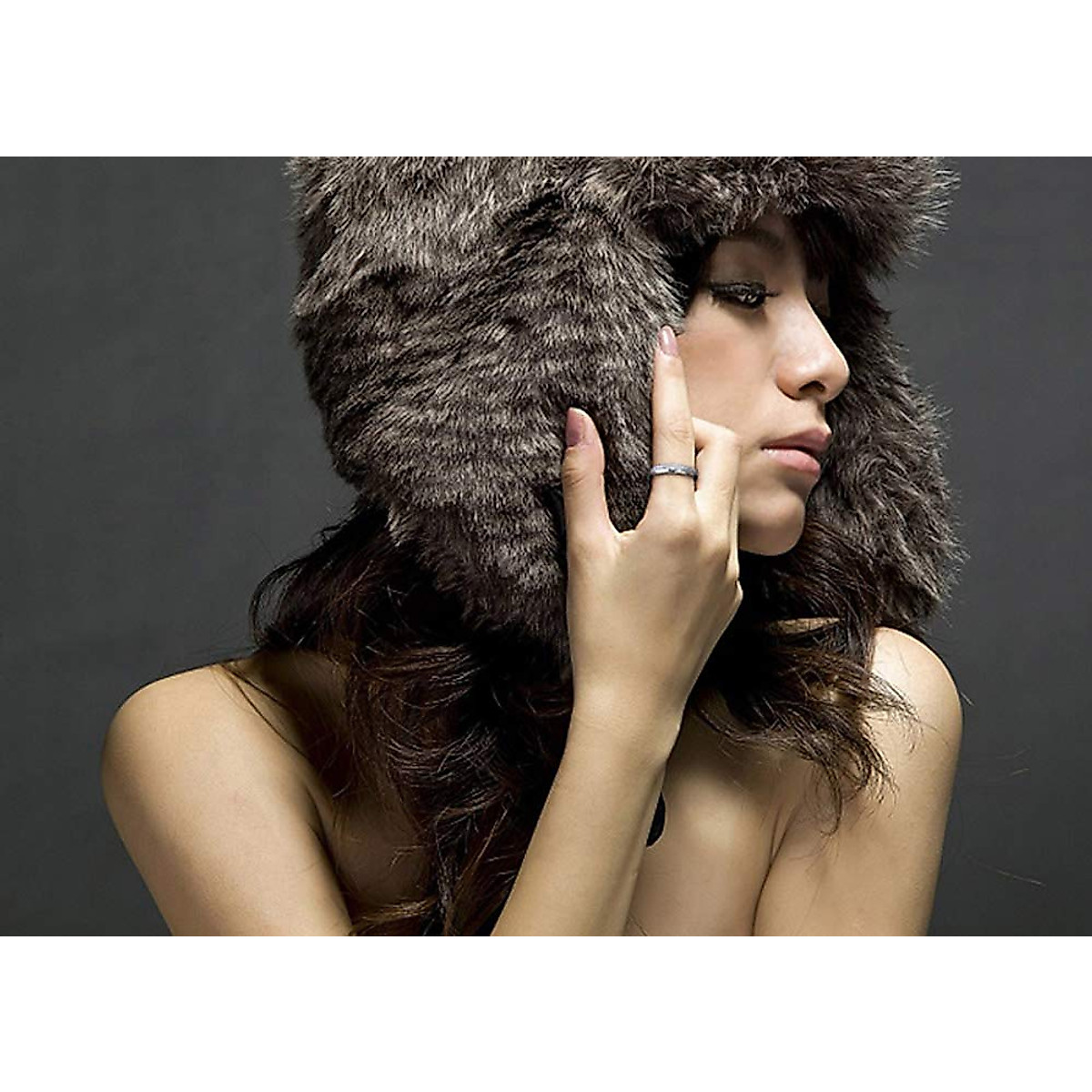 Dankadi Men & Women Fashion S925 Sterling Silver Ring Smooth Plain Dome Comfort Solid Silver Ring Wedding Engagement 3.5 mm Ring 13# (Fashion style, 13)