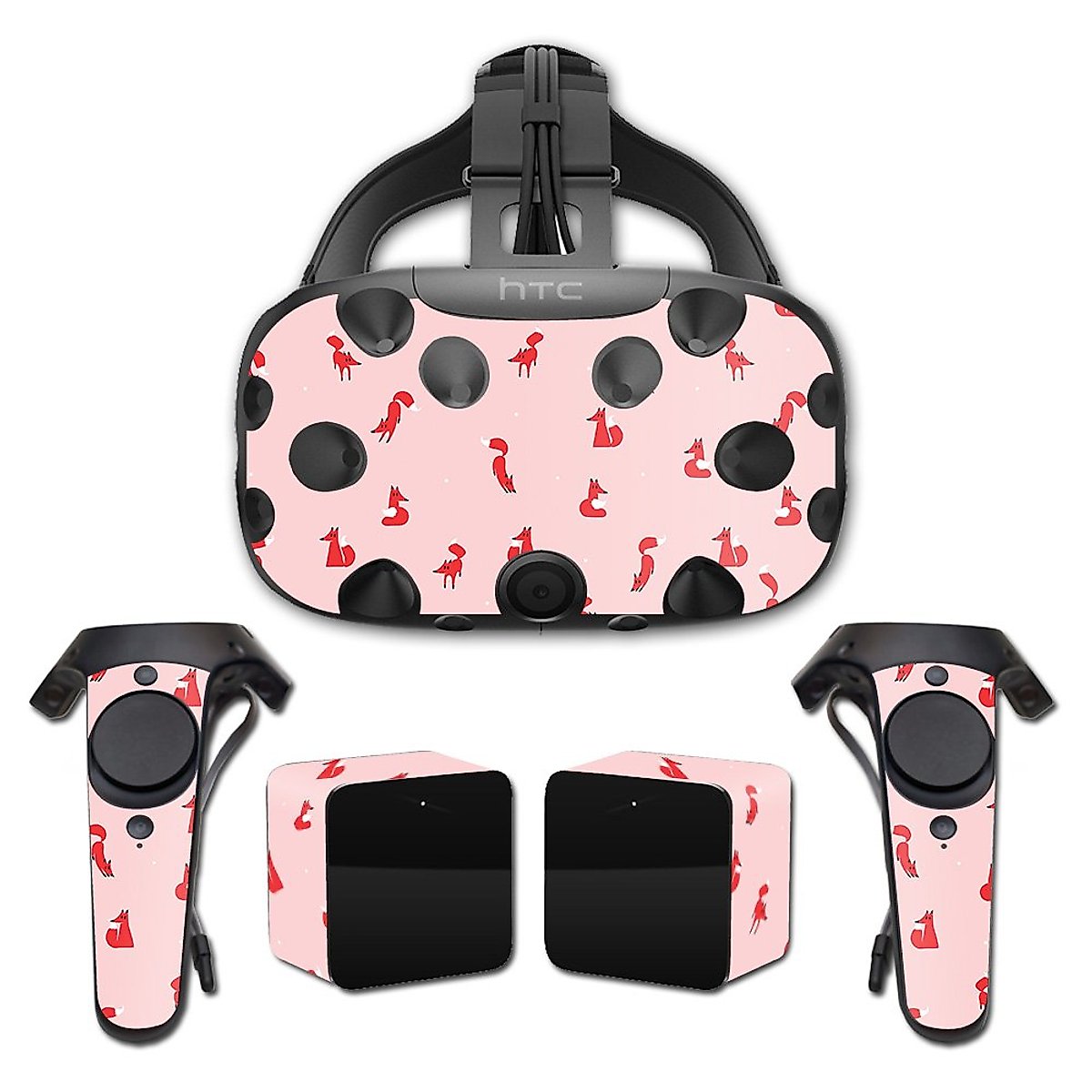 MightySkins Skin Compatible with HTC Vive Full Coverage - Winter Fox Pattern | Protective, Durable, and Unique Vinyl Decal wrap Cover | Easy to Apply, Remove, and Change Styles | Made in The USA
