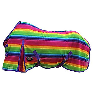 64" Horse Sheet Summer Spring Airflow Mesh Rainbow 7343