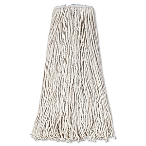 Boardwalk 232C Mop Head, Premium Standard Head, Cotton Fiber, 32oz, White, 12/carton