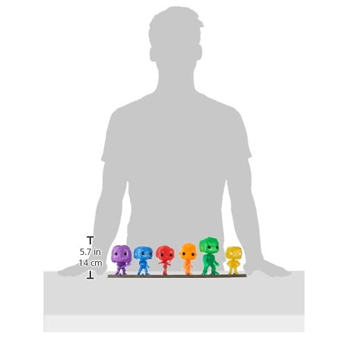 Funko POP! Artist Series: Marvel Infinity Saga - Avengers with Base (6 Pack) Amazon Exclusive, Multicolor, (57619)