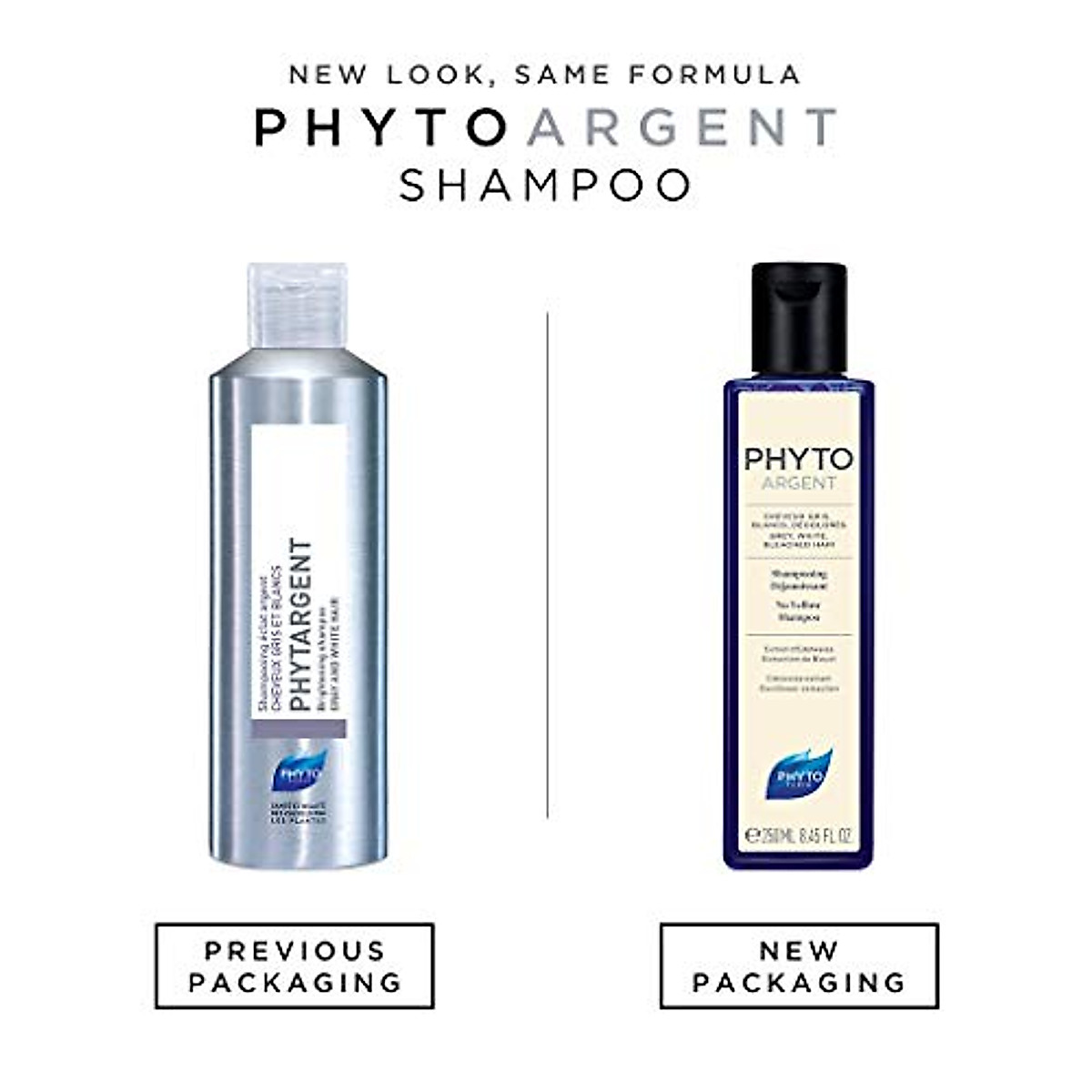 PHYTO, Phytoargent No Yellow Shampoo, 8.45 Fl Oz (Pack of 1)