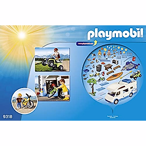 Playmobil Camping Mega Set Toy, Multicolor