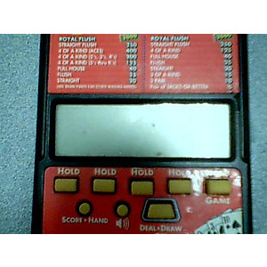 Radica Model#517 Radica Bonus Poker & Radica Draw Poker Two Games In One LCD Handheld Game Model#517