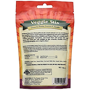 Higgins Sunburst Veggie Stix Gourmet Treats For Guinea Pigs, Rabbits & Chinchillas, 4 Oz