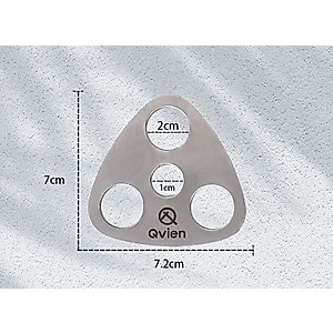 Rayeeley Camping Tripod Board, Mini Campfire Support Plate Campfire Cooking Grill with Adjustable Chain, Hook and Storage Bag for Outdoor Hiking Camp Dutch Oven Cooking Firepit Hanging Cookware