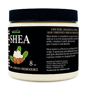 GreenIVe Shea Butter Raw 100% Pure Organically Grown Ivory Shea for Moisturizing or DIY Butters, Lotions, Soaps.