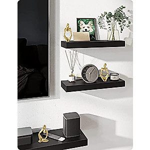 Bwytbwy Thinker Statue Gold Decor 3 Pcs, Bookshelf Decor, Gold Resin Sculpture for Book Shelf, Office, Living Room,Shelf Decoration