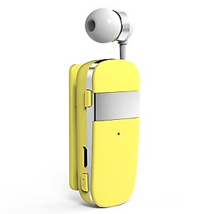 Lymoc Retractable Bluetooth Earpiece, Single Earbuds Wireless Headsets Handsfree for Cell Phone Noise Cancelling Bluetooth V5.0 for Office Trucker Driver Running