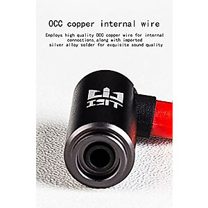 Keephifi Audio Adapters -TRI Earphone HiFi Audio Adapter 4.4mm Balanced Male Jack to 2.5mm Balanced Socket Female Headphone Connector Gold-Plated Plugs (4.4Ba-2.5Ba)