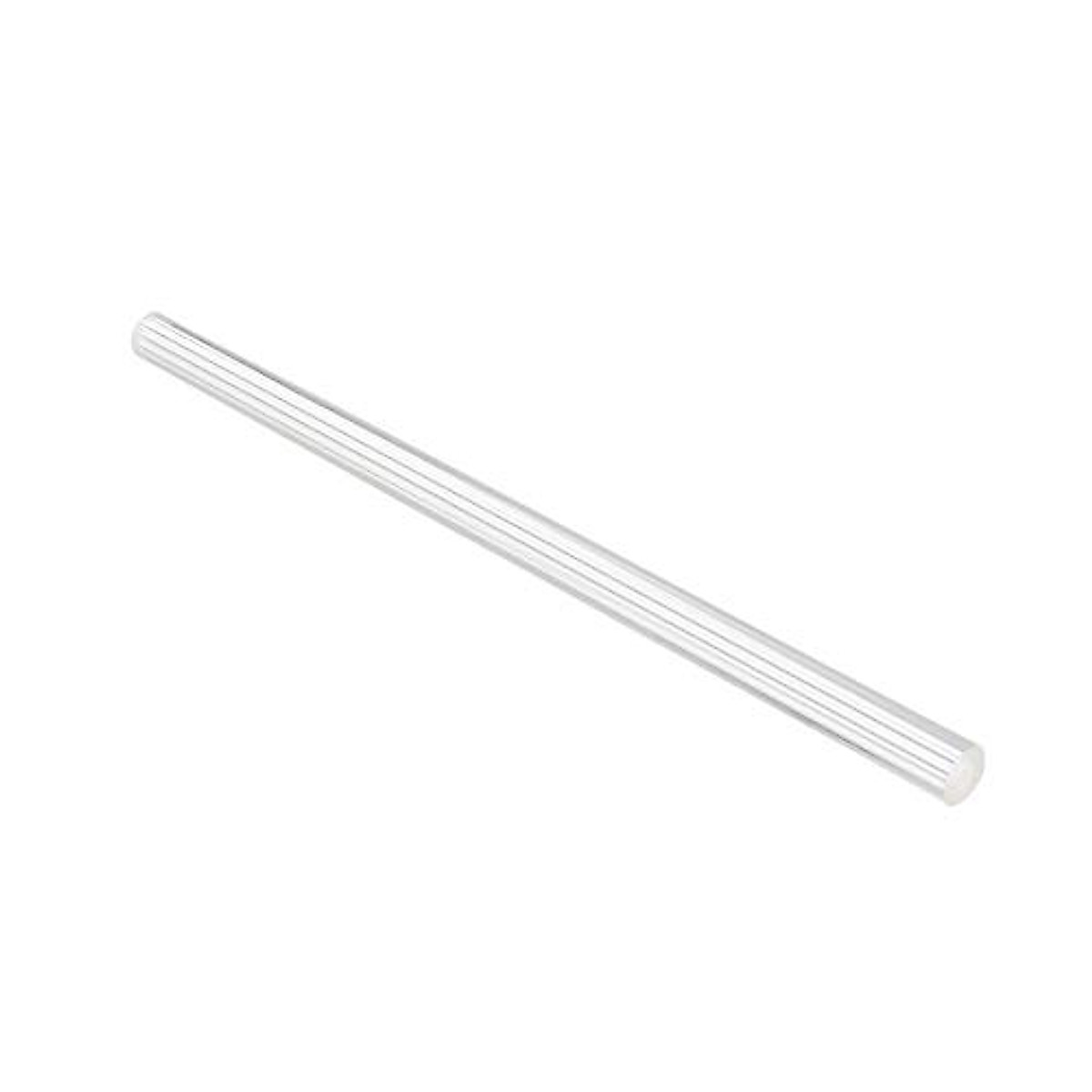 Fielect White Straight Line Acrylic Round Rod Standard Plexiglas Tolerance Lightweight for DIY 12mm Diameter 250mm Height 1Pcs