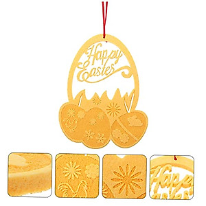 BESTOYARD 1pc Felt Egg Pendant Easter Ornaments for Tree Kawaii Easter Egg Ornament Christmas Tree Hanging Pendant Easter Egg Hanging Ornament Pendant Hollow Out Ornament Fireplace Cute