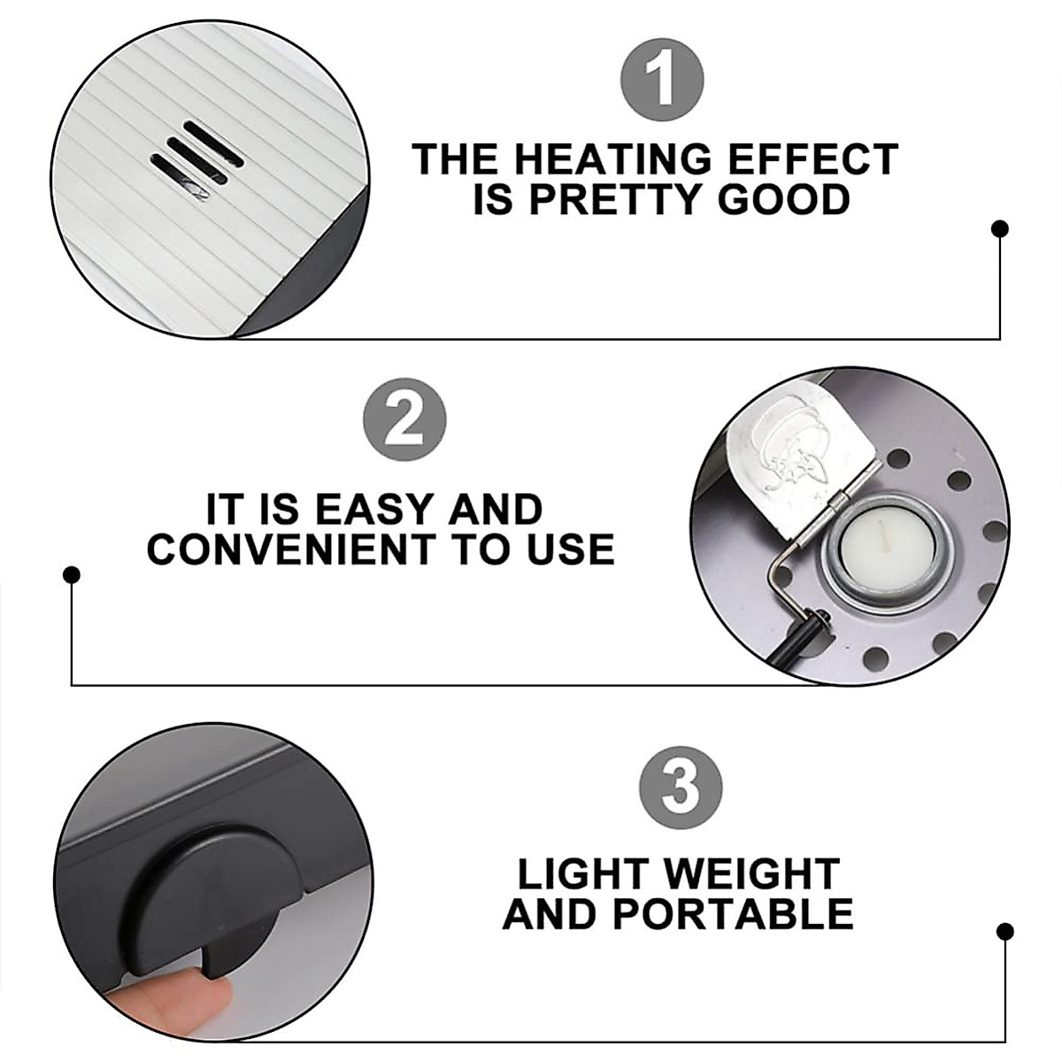 Hemoton Warming Tray Portable Electric Food Hot Plate for Indoor Outdoor Compact Food Warmer for Catering Parties and Home Dinners to Keep Food Hot Lunch Warmer