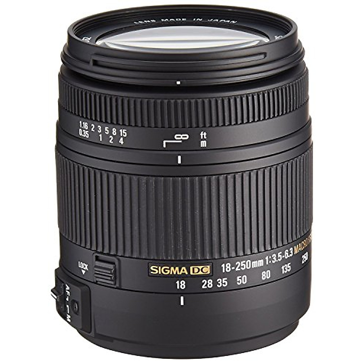 Sigma 18-250mm f3.5-6.3 DC Macro OS HSM for Canon (883101) (Renewed)