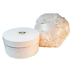 Magnolia Scented Dusting Powder Gift Set - 8 oz Jar Talc-Free Silk Powder - Silk Puff