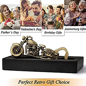 LKKCHER Motorcycle Beer Bottle Opener, Mens Gifts for Birthday Father’s Day, Christmas Gift Ideas for Men Husband Boyfriend Motorbike Lovers, Motorcycles Gifts