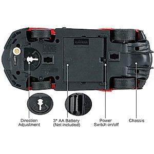 100 CLASSIC Officially Licensed RC Car Ferrari LaFerrari FXX K EVO Remote Control RC Car Series 1:24 Scale Full Function Electric Sport Racing Hobby Toy Car 79300RD