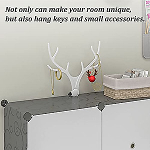 Aeitc Shoe Rack Organizer DIY Shoe Organizer with Key Hook Expandable Shoe Storage Cabinet Stackable Space Saver Shoe Rack for Entryway, Hallway and Closet,48 Pair,white doors