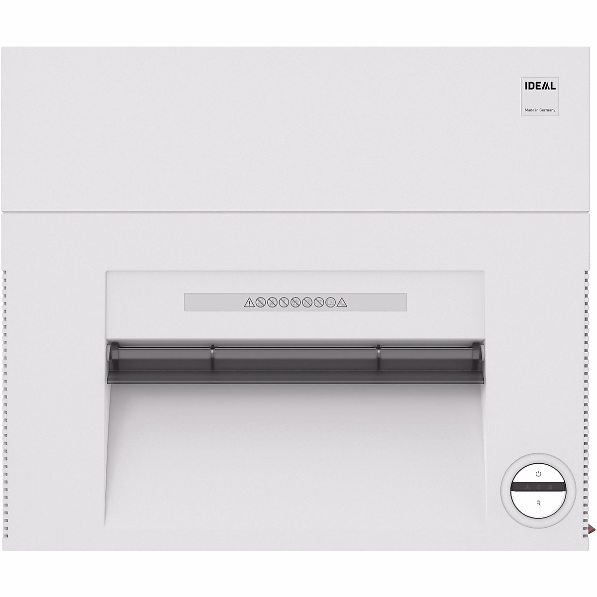 ideal. 4002 Strip Cut Centralized Office Paper Shredder, Continuous Operation, Shreds 32-35 Sheet Capacity, 44 Gallon Bin, Shred Staples/Paper Clips/Credit Cards/CDs/DVDs, 1 3/4 HP Motor, P-2 Security