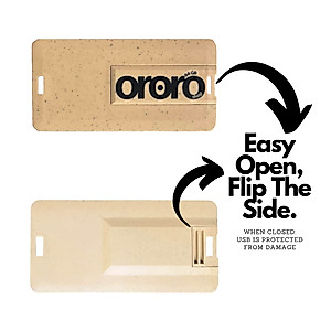 Ororo Shop Thumb Drive 64GB - USB Memory Stick 64GB Flash Drive Multipacks - 4 Piece USB Drive Set - Fat32 USB Flash Drive Eco Slim Low Profile Flash Drive