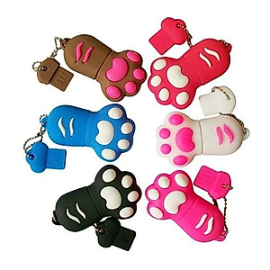 Premium Black Paw USB Flash Memory Drive 8GB