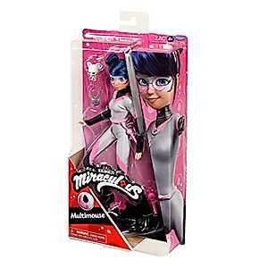 Miraculous Ladybug and Cat Noir Toys Multimouse Fashion Doll | Articulated 26 cm Multimouse Doll with Accessories Kwami | Bandai Dolls
