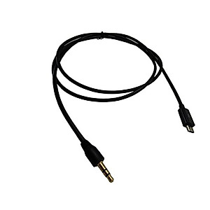 SinLoon Audio Output Cable, Micro-USB to 1/8 Stereo 3.5mm Audio Car AUX Cable for S3 i9300 S2 i9100 i9220 (3.2 Feet = 1 Meter, Black)