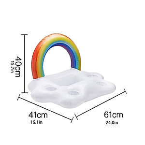 Ice Buckets Summer Inflatable Ice Bucket Drink Holder Floating Pools Water Ice Bucket for Beer Drink Table Cup Holder Ice Bar Cooler Barware