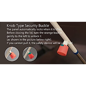 Bangshin Effort Saving and Buffer-Descending King Storage Bed, Safety Devices, Cushion Design, Reinforced Bottom Plate and 9 cm Rust-Resistant High Feet.