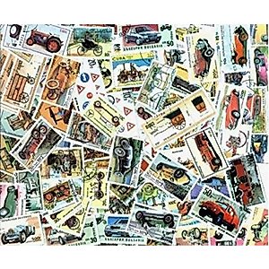 Automobiles & Motor Vehicle Stamp Collection - 200 Different Stamps