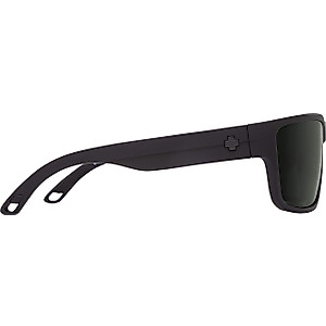 Spy Optic Rocky Sunglasses, Matte Black/Happy Gray/Green, 64 mm