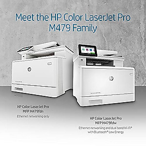 HP Color LaserJet Pro Multifunction M479fdn Laser Printer with One-Year, Next-Business Day, Onsite Warranty (W1A79A)