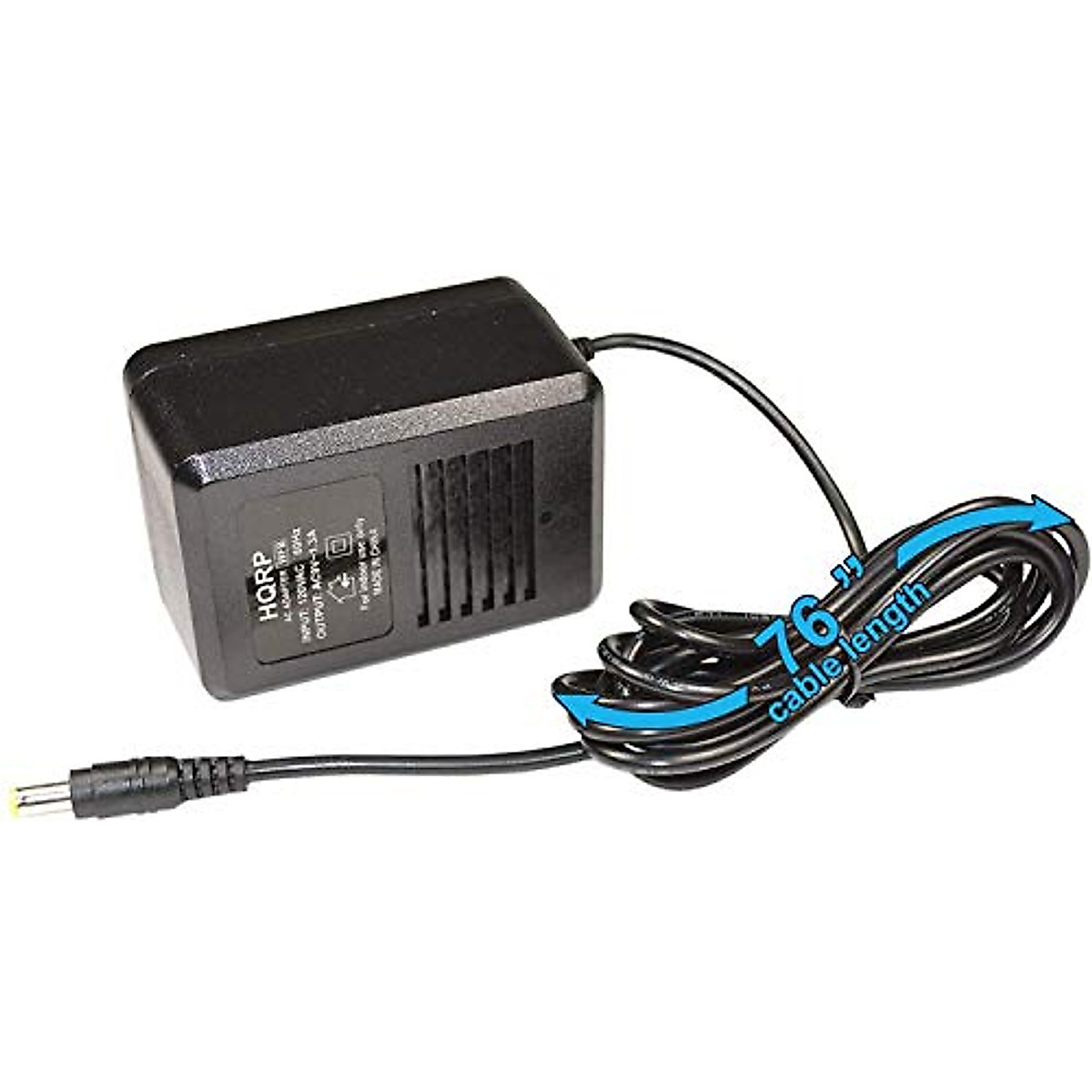 HQRP AC Adapter Compatible with DigiTech RP3 / RP200 / RP300 / S100 / S400 Guitar Multi Effects Pedals, Power Supply Cord