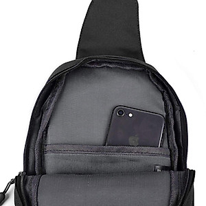 WESTEND Crossbody Canvas Sling Bag Backpack with Reversible Strap