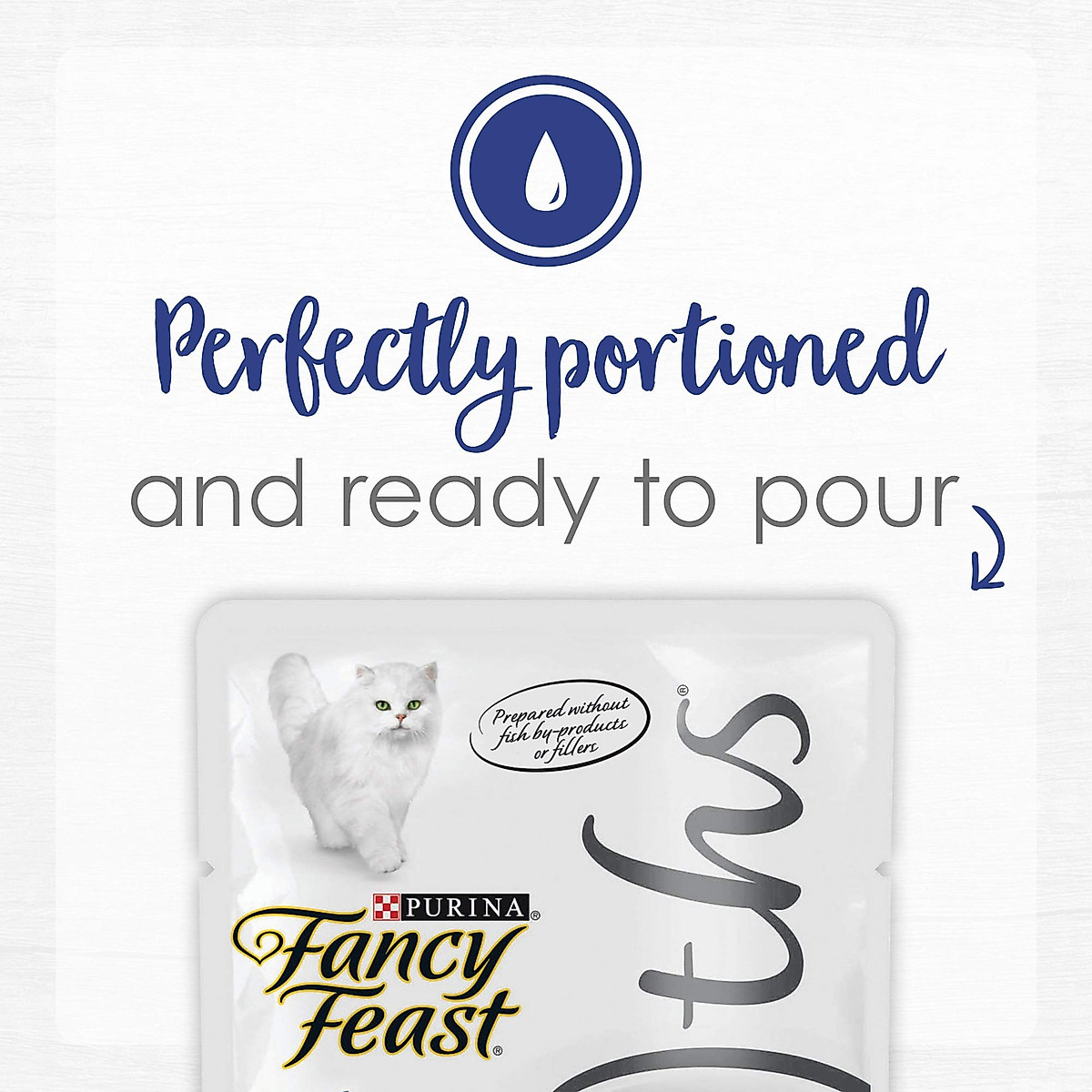 Purina Fancy Feast Broths with Tuna, Shrimp & Whitefish Wet Cat Food Complement Variety Pack, 1.4 oz., Count of 4