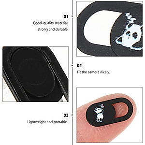 SOLUSTRE Computers Laptops 18 pcs Cam Slider Thin Ultra Camera Cell for Animals Block Slide Webcam Tablet Desktop Your Laptop Smartphone Practical Cute Privacy Phone Animal Visual Cat Computer Camera