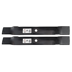 Rotary 2 Mower Blades for John Deere GX22151 GY20850 D100 D110 D120 LA115 42in. Deck