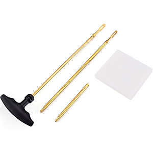 Handgun Rifle Cleaning Kit .22, 30, 243, 280, 40, 45, 357/9mm/.38 Multi-Caliber Bore Brushes Brass Jags Boosteady