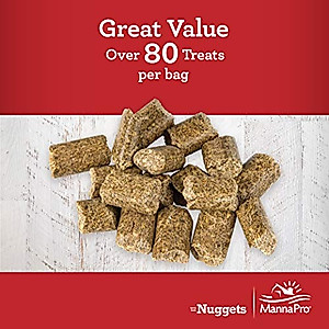 Manna Pro Bite-Size Carrot & Spice Flavored Nuggets, 1 lb