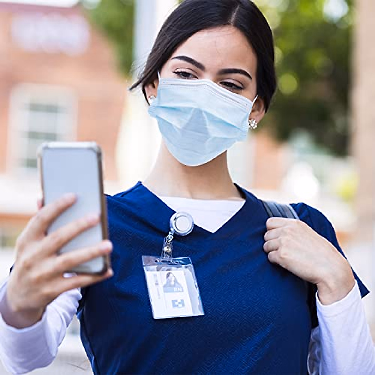 CYCN Blue Disposable Face Masks 60 Pack, 3 Ply Non-woven Disposable Masks with Elastic Earloop, Face Mask Disposable for adults for Daily Use, School, Home