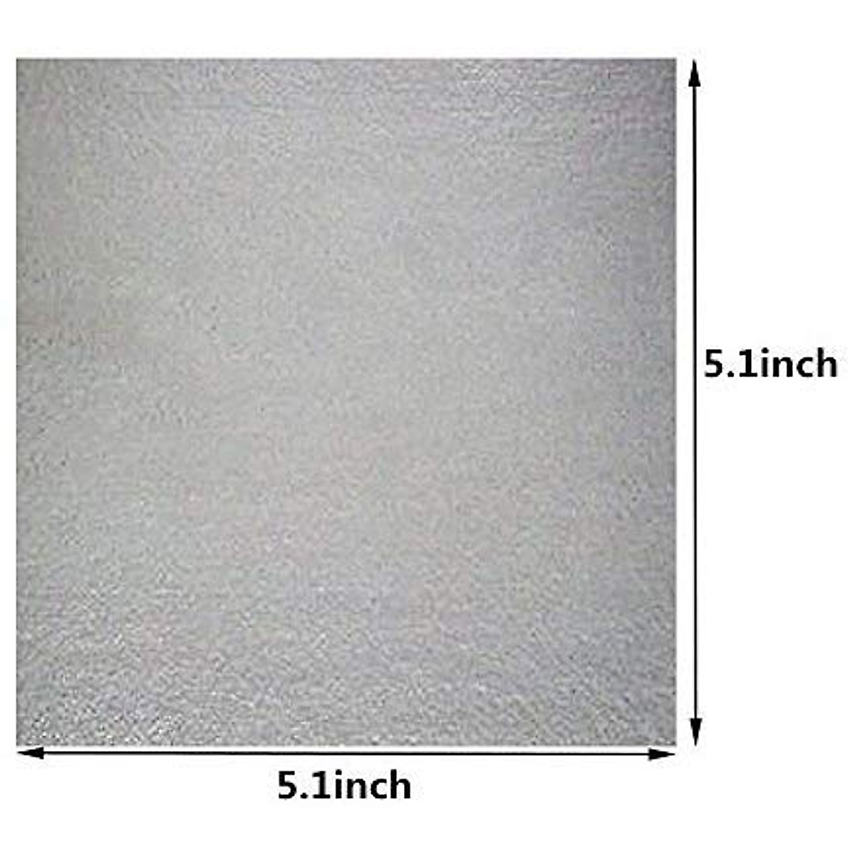 4 PCS Waveguide Covers, Messar Universal Mica Wave Guide Covers Mica Plates Sheets Microwave Oven Repairing Part for All Microwave Oven or Other Home Appliances, Cut to Size, 13X13cm (Size 4)