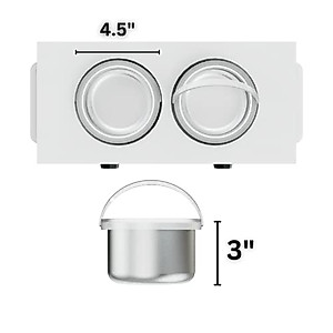 OMWAH Double Wax Warmer Professional Electric Wax Heater Machine for Hair Removal, Dual Wax Pot Paraffin Facial Skin Body SPA Salon Equipment with Adjustable Temperature Set