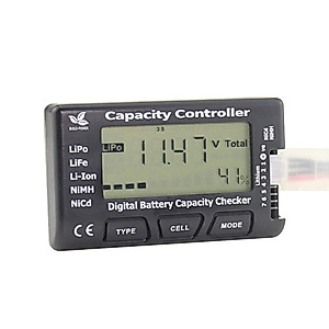SoloGood RC Cellmeter 7 Digital Battery Capacity Checker Lipo Battery Tester RC Battery Voltage Tester for LiPo/Li-ion/Nicd/NiMH Cell Meter Battery Checker Tester